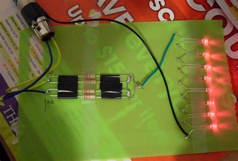 Dynamic Mic S With LED Lights LED Test Circuit