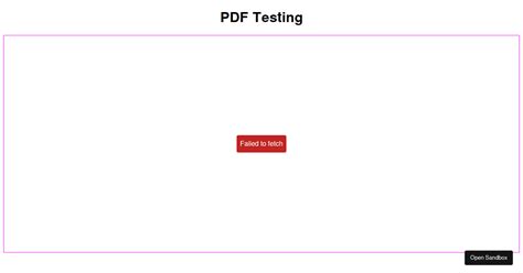 React PDF Viewer Codesandbox
