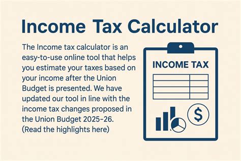 Income Tax Calculator Fy 2025 26 Calculate Your Taxes Online For Free