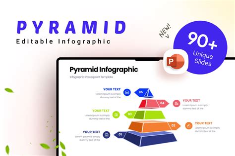 Pyramid Infographic Powerpoint Template Por Digitcase En