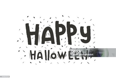 할로윈 문자 벡터입니다 해피 할로윈 텍스트 배너입니다 벡터 글꼴 디자인입니다 낙서 디자인 벡터입니다 텍스처 할로윈 글꼴 걸레에 대한 스톡 벡터 아트 및 기타 이미지 Istock