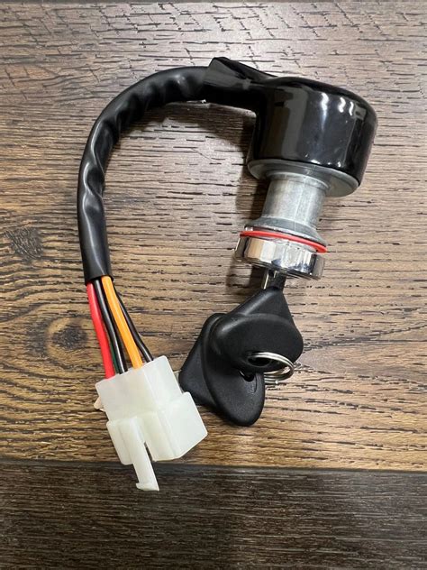 Ignition Switch Power On Off Switch 5 Wires With 2 Keys Gokartshop