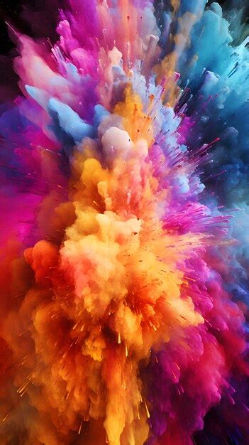 Premium Photo Color Explosion