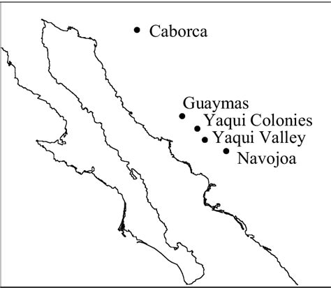 Locations Of The Five Irrigation Districts Considered In The Analysis