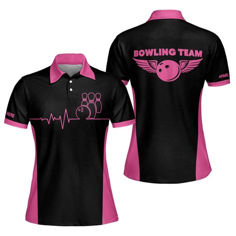Womens Bowling Polo Shirts Lasfour