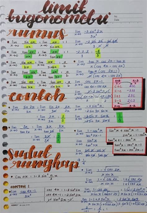Matematika Limit Trigonometri Artofit