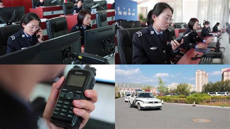 交警指挥中心应急演练安全演练对讲机视频素材下载