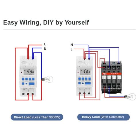 Contactor Wiring Diagram With Timer Connections