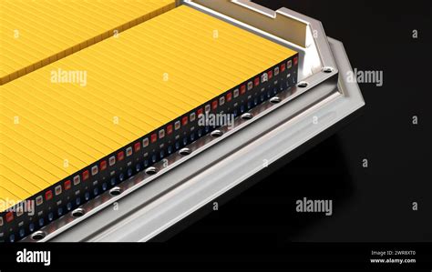 Prismatic High Capacity Battery Pack For Electric Vehicles Lfp Cell Modules On Aluminum