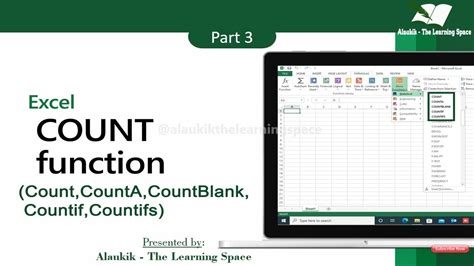 Count Function In Excel Part Countif Function In Excel Examples YouTube