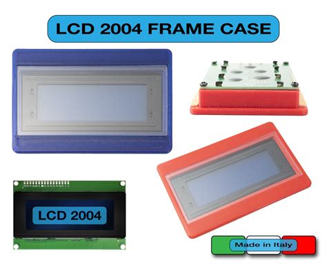 Frame Case Built In Lcd 2004 Housing Box Protection Arduino Raspberry Enclosure Oled Display Etsy