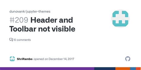 header and toolbar not visible · issue 209 · dunovank jupyter themes · github