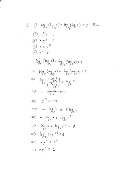 SOLUTION Class 11 Logarithm Important Question Studypool