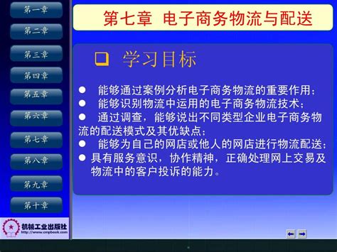 第7章 电子商务物流与配送word文档在线阅读与下载无忧文档