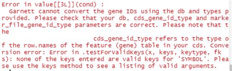 Error In TestForValidKeys X Keys Keytype Fks