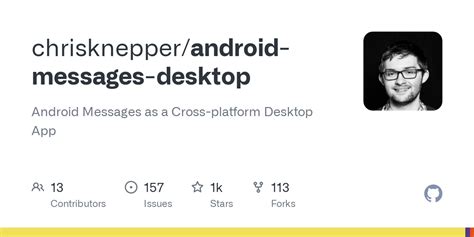 Github Chrisknepperandroid Messages Desktop Android Messages As A