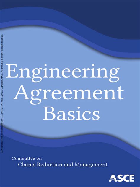 Asce Engineering Agreement Basics Pdf Insurance Standard Of Care