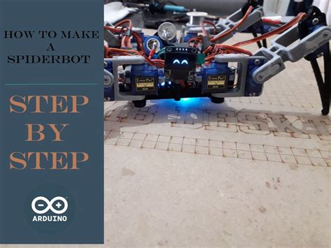 5 Proyectos de araña Robot con Arduino wifi bluetooth lcd servomotores