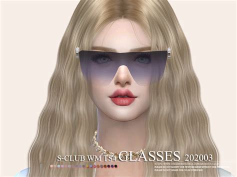 The Sims Resource S Club Ts4 Wm Glasses 202003