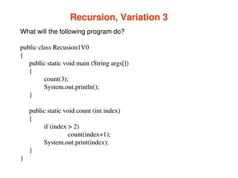 Ppt Computer Science Ii Recursion Professor Evan Korth New York University Powerpoint
