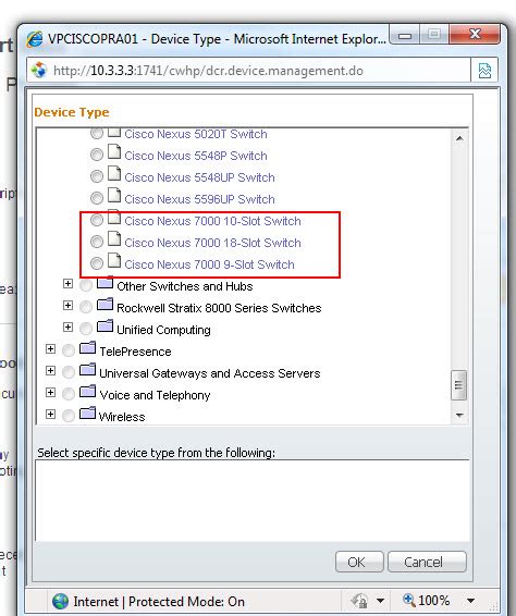 Device Type In Cisco Prime LMS Not Available Cisco Community