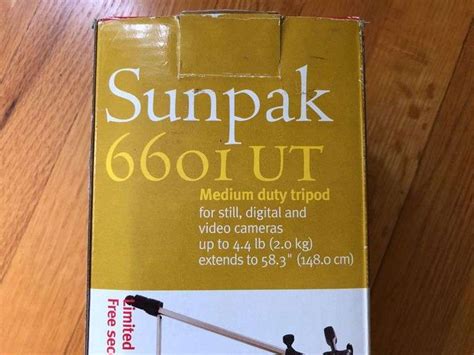 Sunpak Tripod Auction Ohio