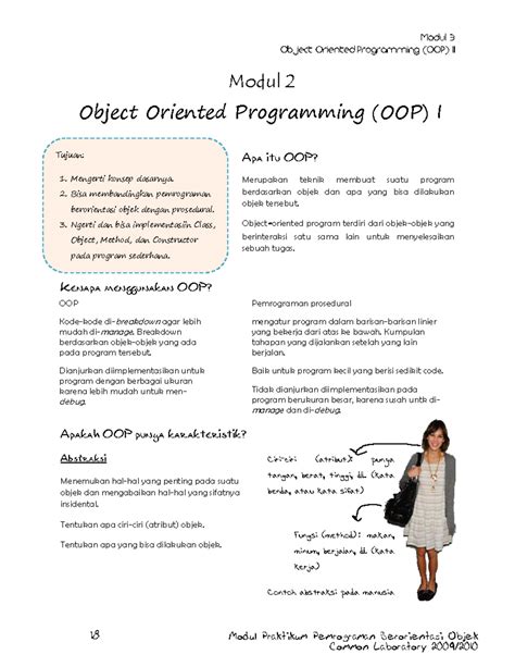 Pertemuan 4 Oop Class Object 18 Modul Praktikum Pemrograman