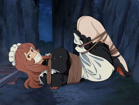 Rule 34 Arms Tied Behind Back Bondage Bound Ankles Bound Legs Brown