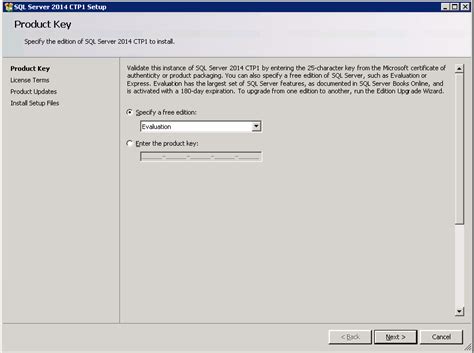 Installing Sql Server 2014 Ctp1 Step By Step Sqlsailor