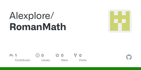 Github Alexplore Romanmath