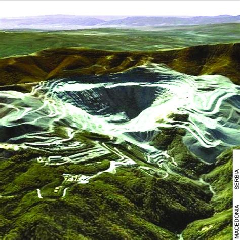 Detailed DEM Of The Open Pit Area Download Scientific Diagram