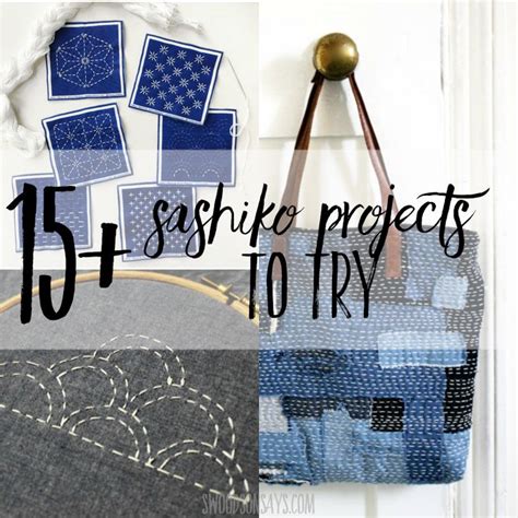 15 Sashiko Embroidery Patterns And Tutorials Swoodson Says Sashiko