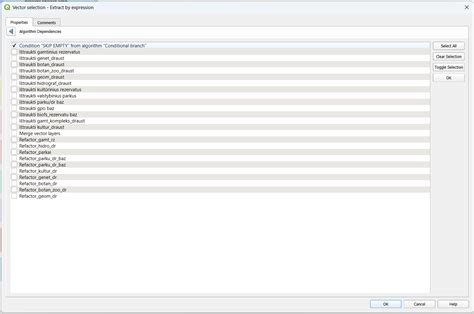 Ignoring Empty Output In Qgis Graphical Modeler Geographic