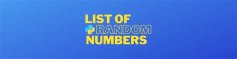 How To Create A List Of Random Numbers In Python Codefathertech