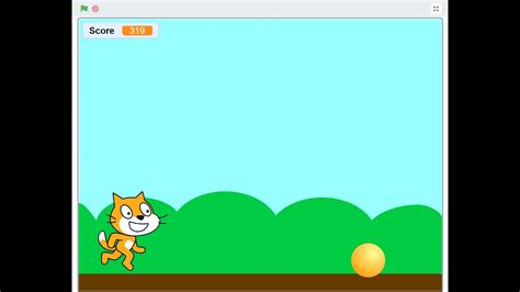 learncoding scratch cat jumping from touching the ball youtube