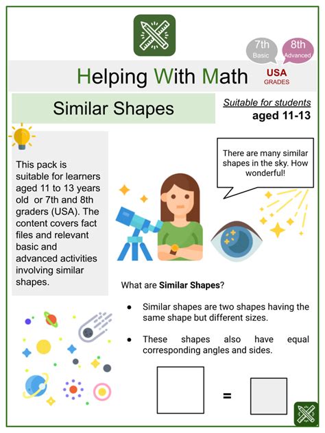 8th Grade Math Worksheets Common Core Aligned Resources