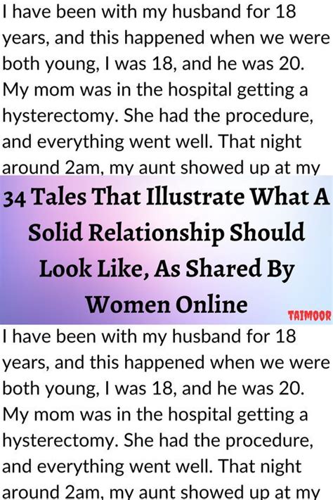34 Tales That Illustrate What A Solid Relationship Should Look Like As Shared By Women Online
