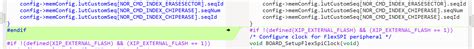solved disabling irq during flexspi operations erase write etc