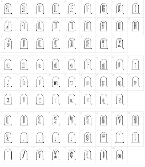 Headstone Font Download
