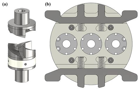 A Side View Of The Self Aligning Shaft Quick Connector B Front