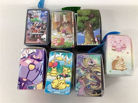 現状 ポケモンセンター限定 グッズ デッキケース スリーブ まとめ売り シロナ＆ガブリアス ユウリ＆マリィ カミツレ 他まとめ売り｜売買さ
