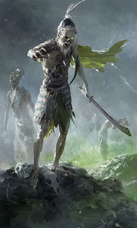 Artstation Zombies Xin Xia Zombie Art Undead Art Concept Art