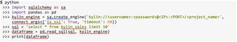 Using Python For Data Science With Apache Kylin Kyligence