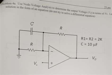 Solved Problem 4 B Determine The Output Voltage V0 In
