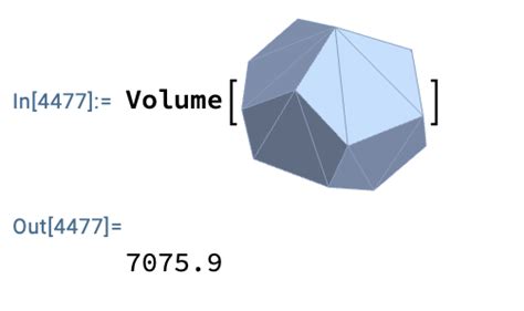 Regions Volume Gives Inconsistent Results Measuring The Volume Of A