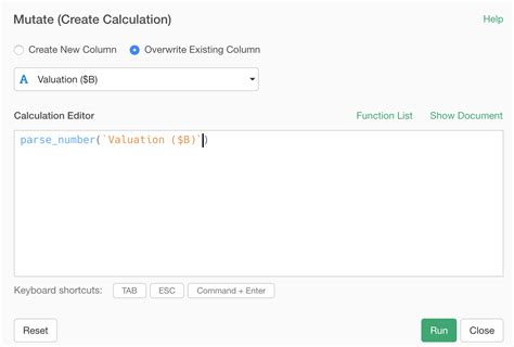 extract numeric `valuation b `