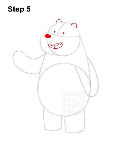 How To Draw Grizzly We Bare Bears Video And Step By Step Pictures