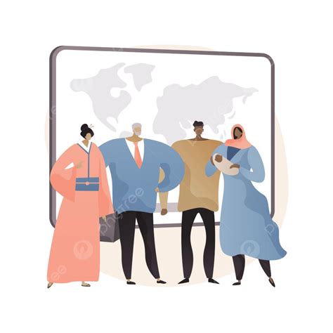 국적 추상 개념 벡터 일러스트 레이 션 사람 진상 귀화 Png 일러스트 및 벡터 에 대한 무료 다운로드 Pngtree