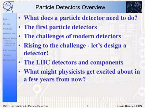 Ppt Particle Detectors Overview Powerpoint Presentation Free Download Id5168999