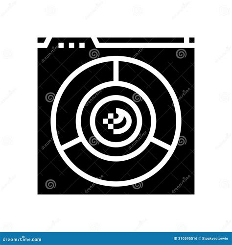 Color Accessibility Ux Ui Design Glyph Icon Vector Illustration Stock Vector Illustration Of